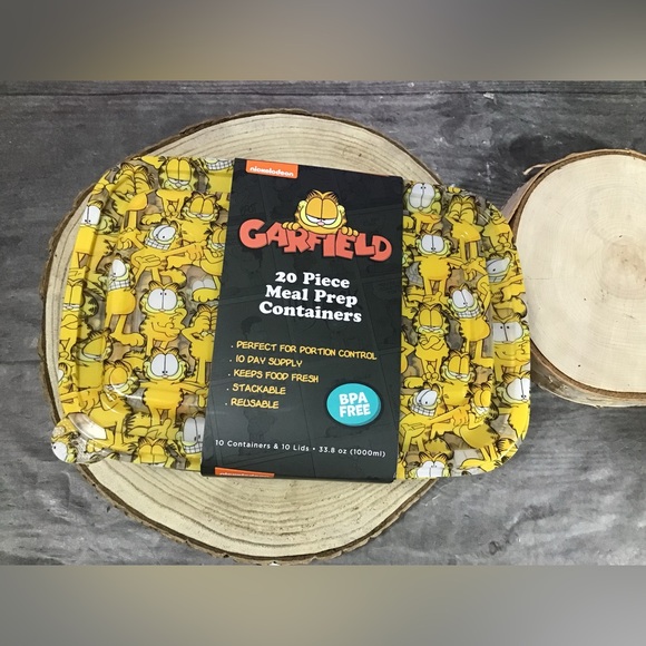 Garfield | Kitchen | Garfield 2 Piece Meal Prep Containersnew | Poshmark